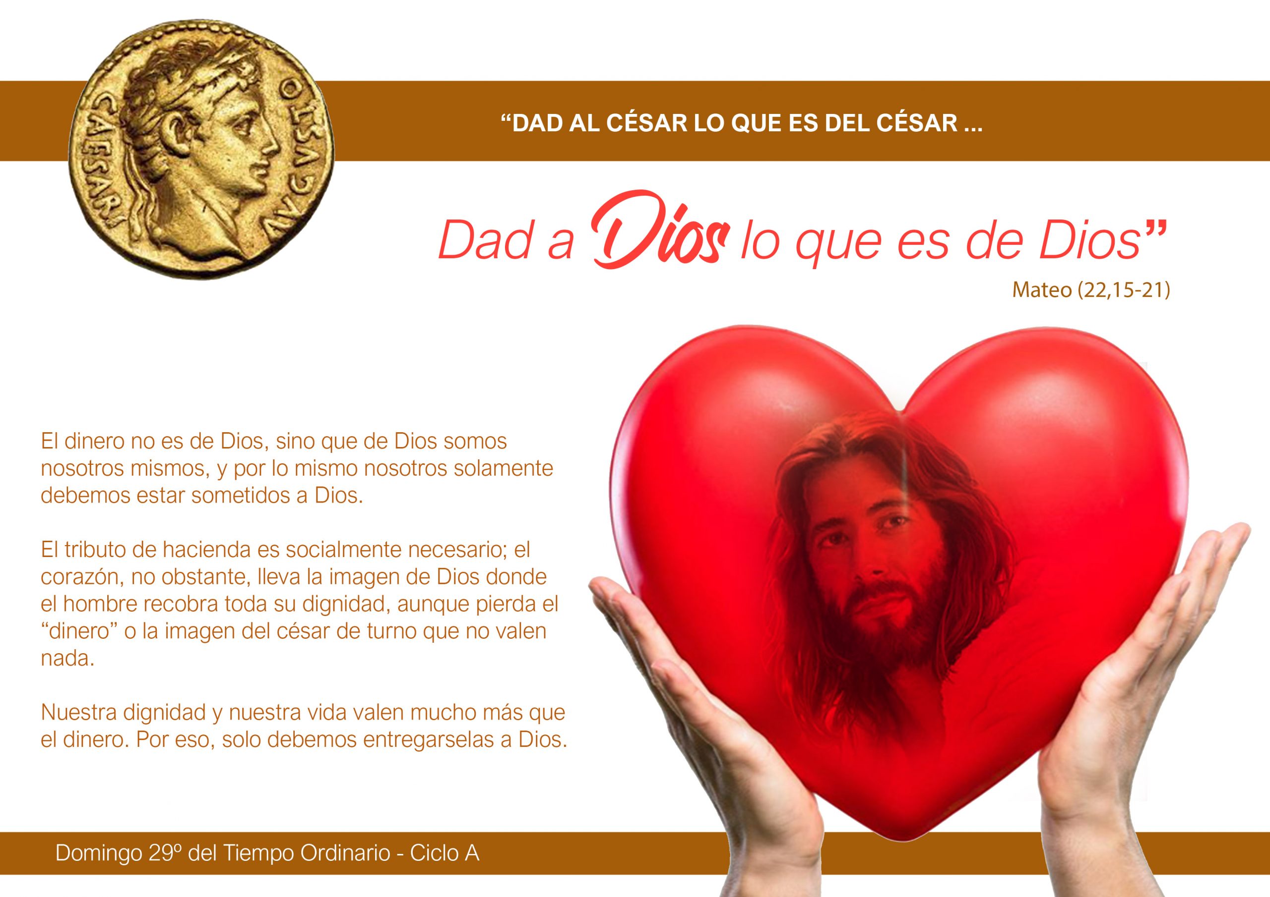 Domingo 29º del Tiempo Ordinario - Ciclo A - Parroquia Virgen del Alba